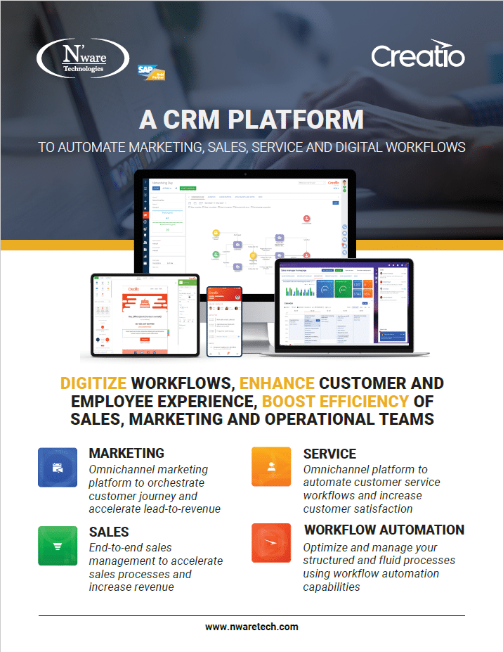 Creatio CRM - N’ware Technologies